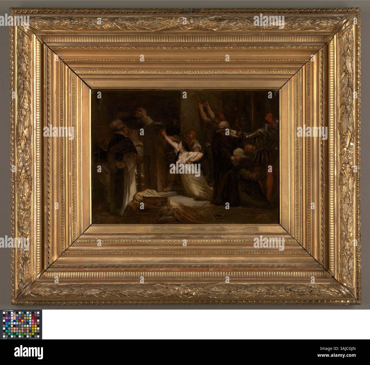 Louis Gallait's painting depicts a Jewish family accused and tortured ...