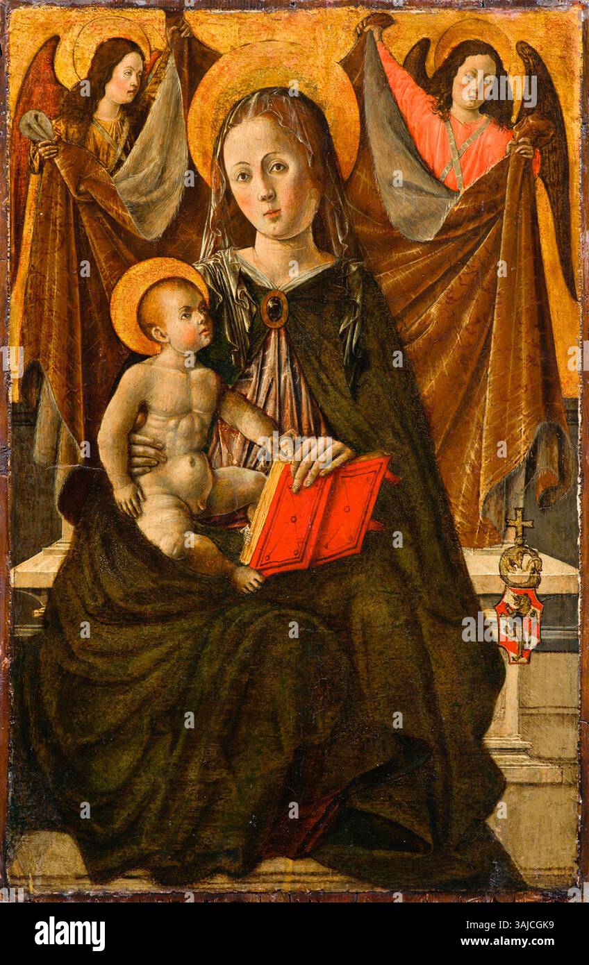 Lazzaro Bastiani’s 15th-century painting depicts the Madonna enthroned ...