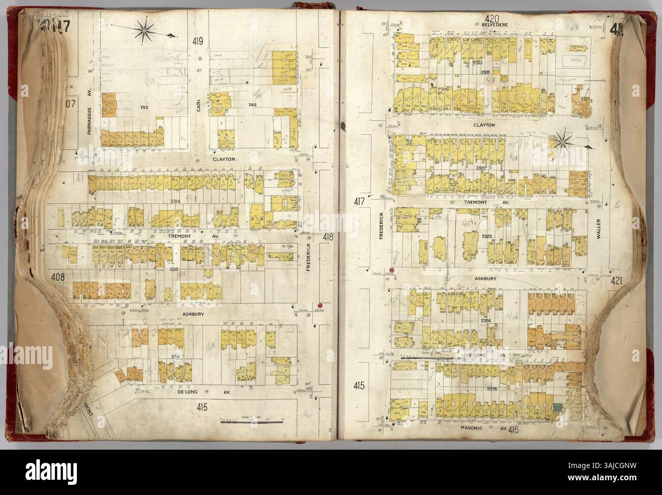 The San Francisco Sanborn Insurance Map Atlas, 1905 edition, offers ...