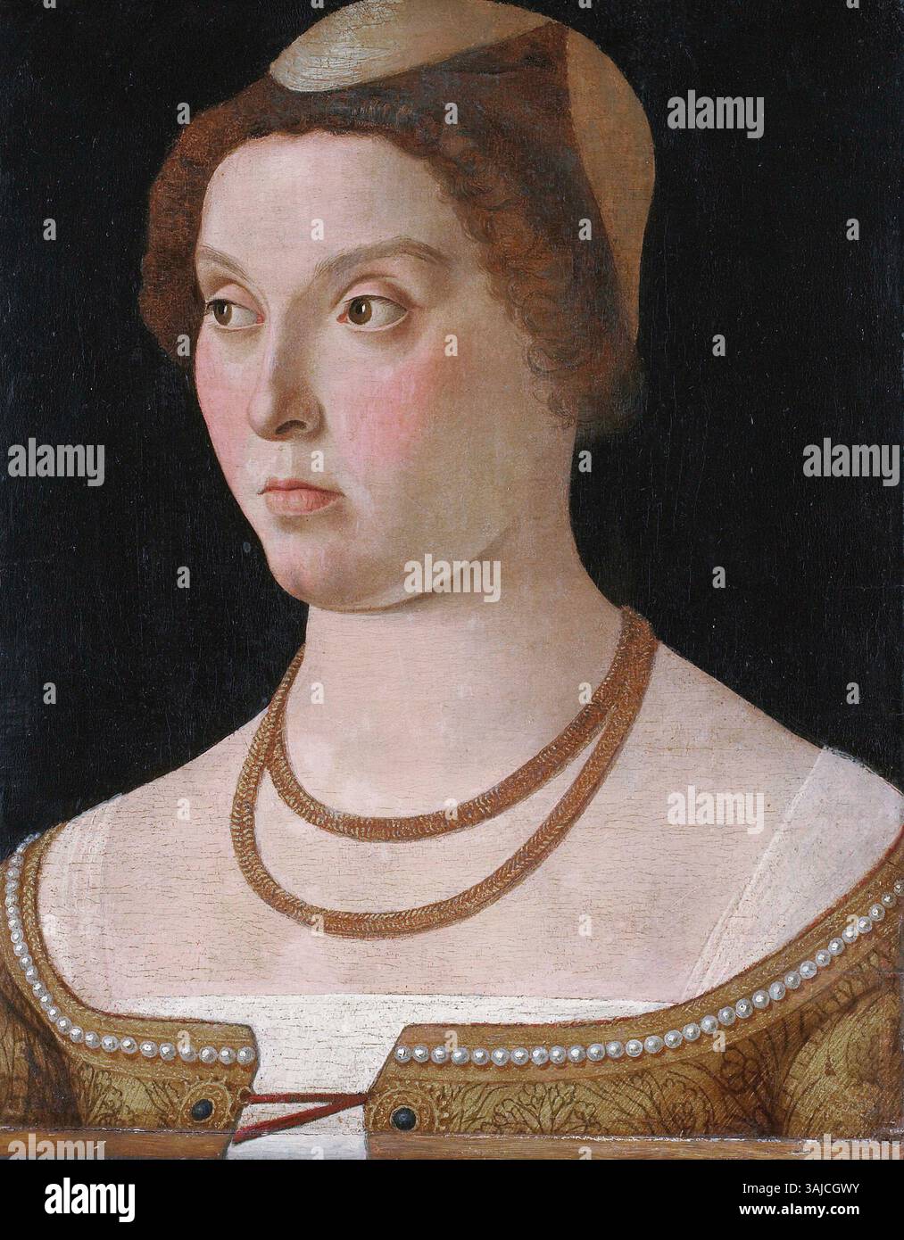 The 'Portrait of a Woman,' attributed to the circle of Giovanni Bellini ...