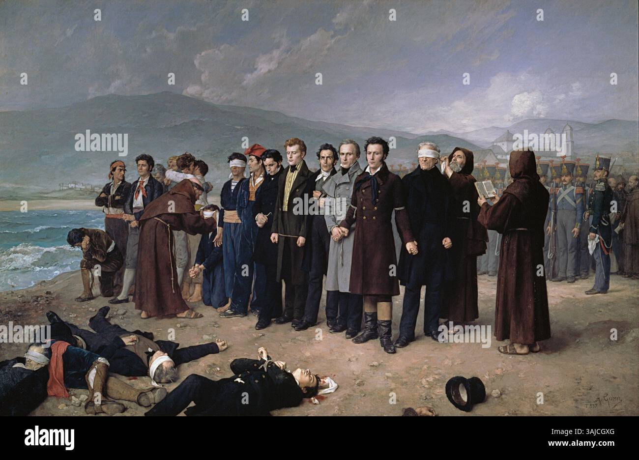 'The Execution of Torrijos and His Companions' by Antonio Gisbert ...