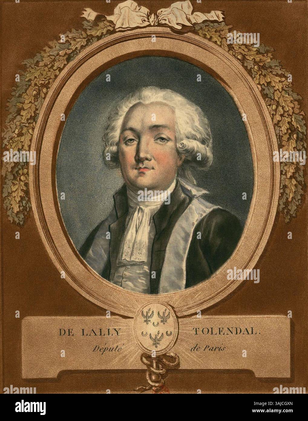 This portrait of Gérard de Lally-Tollendal, a French politician during ...