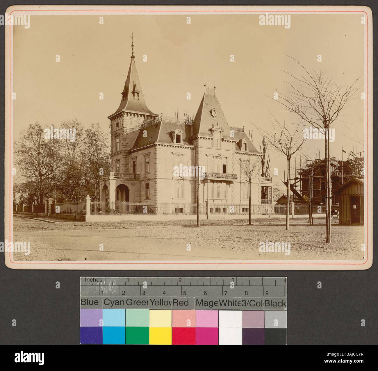 This 1890 photograph by Robert Breitinger shows the Luchsinger Villa ...