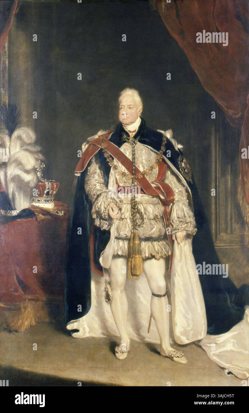 This 1830 portrait of King William IV, painted by John Simpson ...
