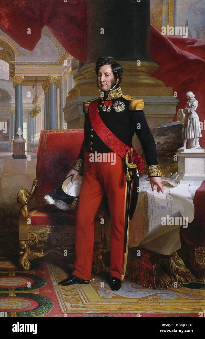 A portrait of Louis Philippe I, King of the French (1773-1850), painted ...
