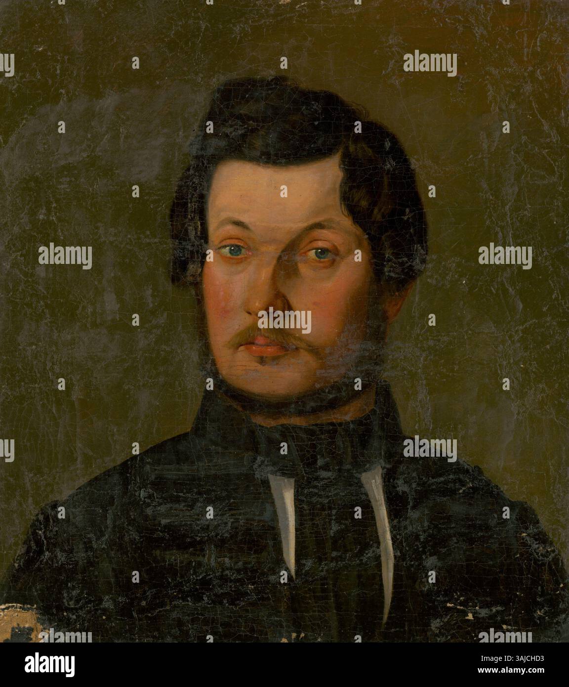 A portrait painting from 1830-1850 by an unknown artist, housed in the ...
