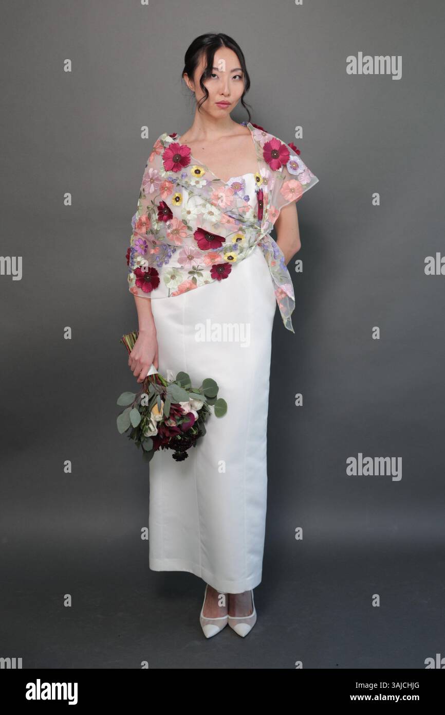 NEW YORK, NEW YORK APRIL 09, 2025: Designer Evan Hirsch presents his ...