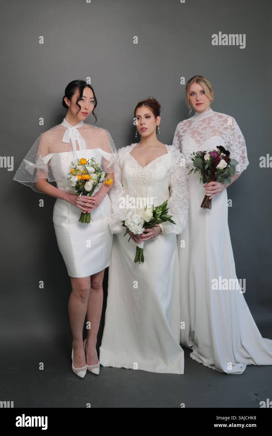 NEW YORK, NEW YORK APRIL 09, 2025: Designer Evan Hirsch presents his ...