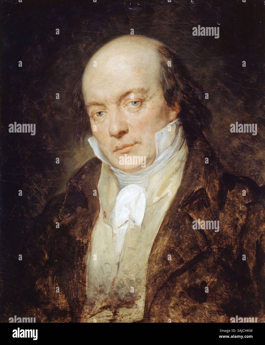 Ary Scheffer's circa 1830 portrait of French poet Pierre-Jean Béranger ...