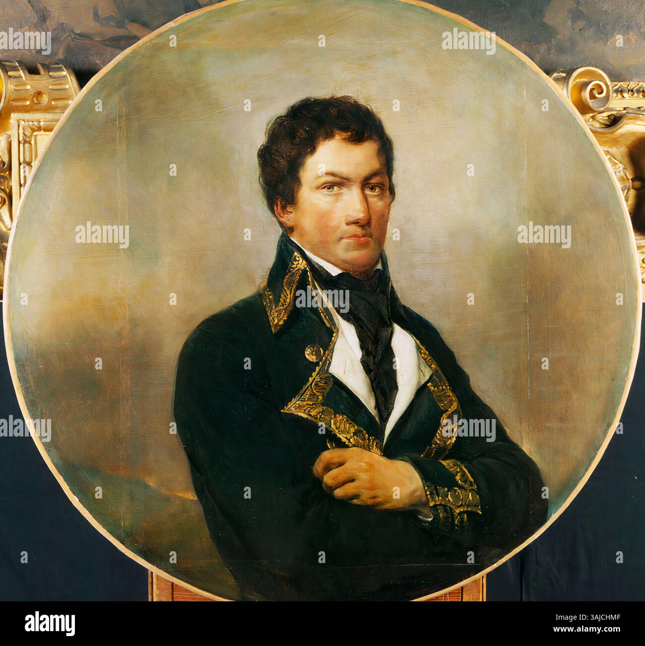 This 1835 painting by Georges Rouget depicts Francisco de Miranda, a ...