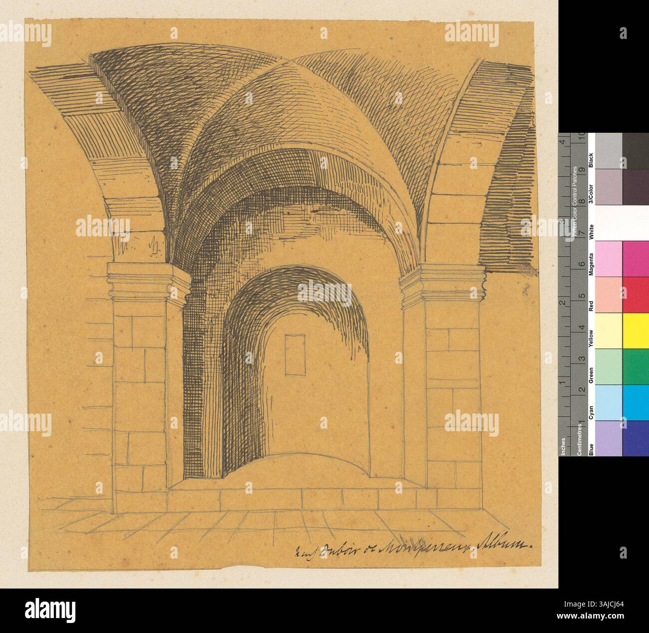 This image, created between 1860 and 1870 by Johann Rudolf Rahn, shows ...