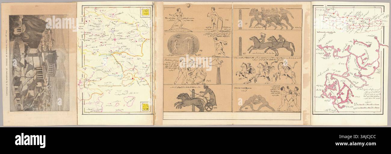 A meticulously crafted Ottoman manuscript encyclopedia detailing Mecca ...