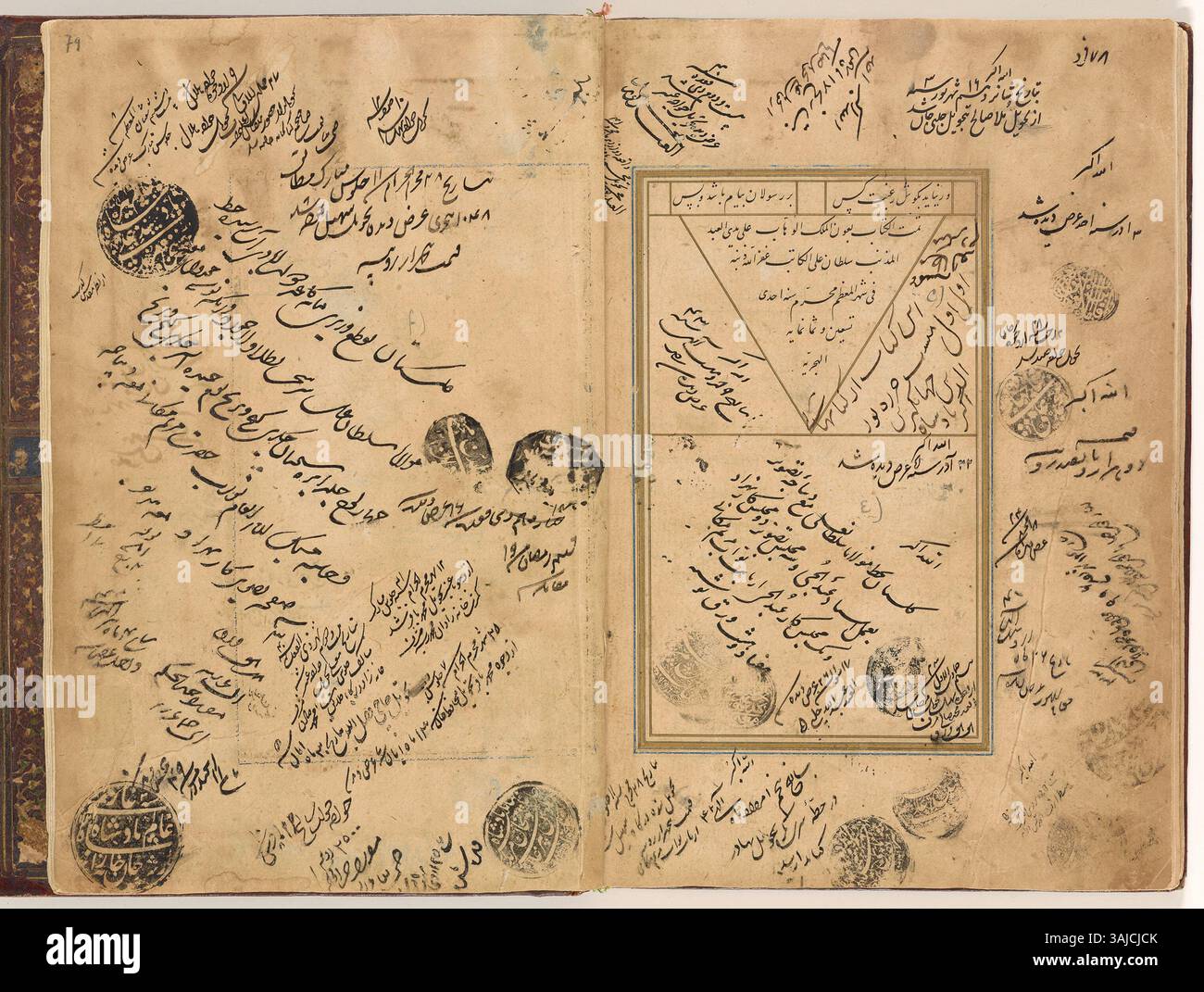 The colophon of the 1486 manuscript of 'Gulistan' by Sa'di, copied by ...