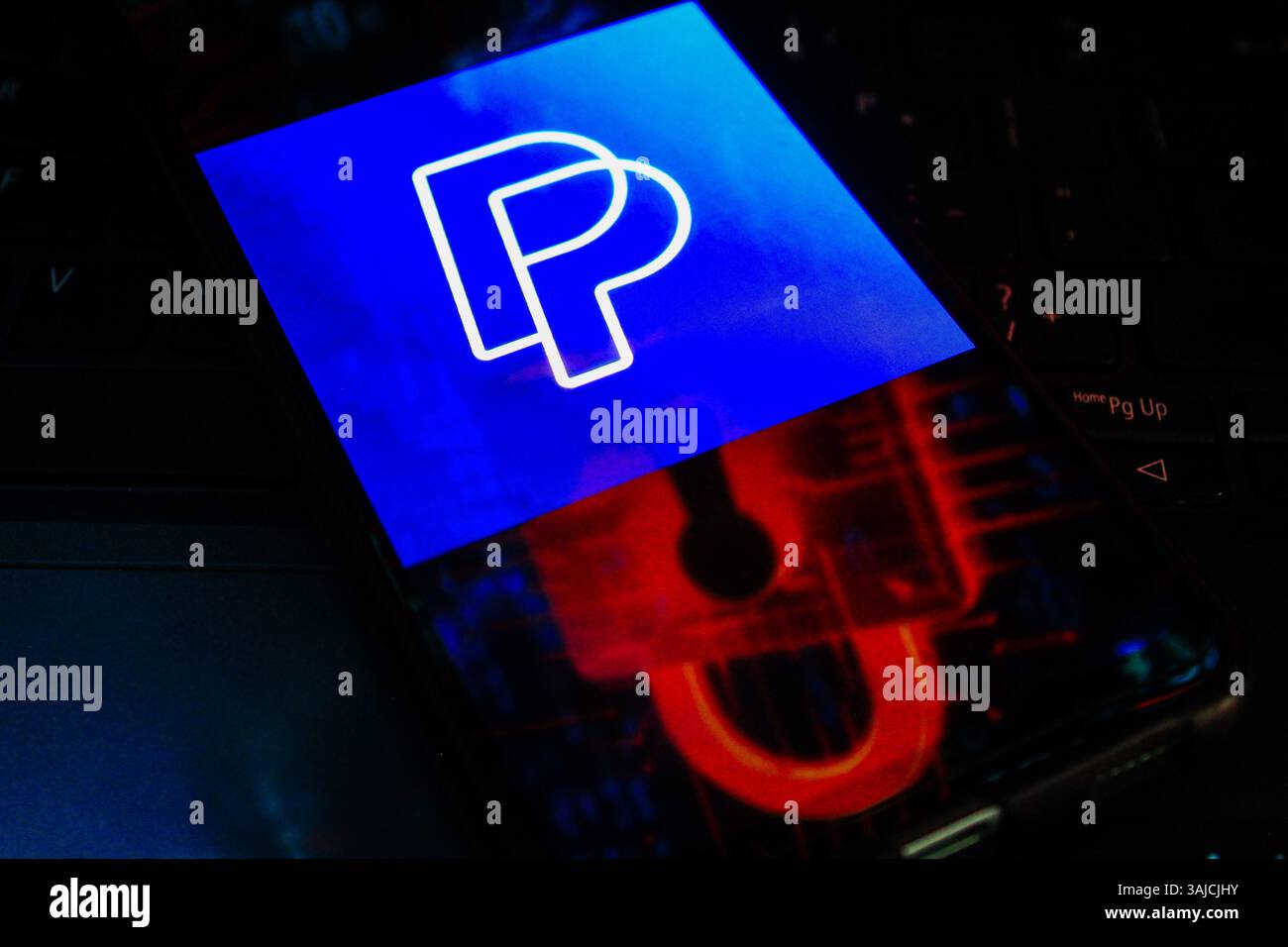 In this photo illustration, the American online payment platform Paypal ...