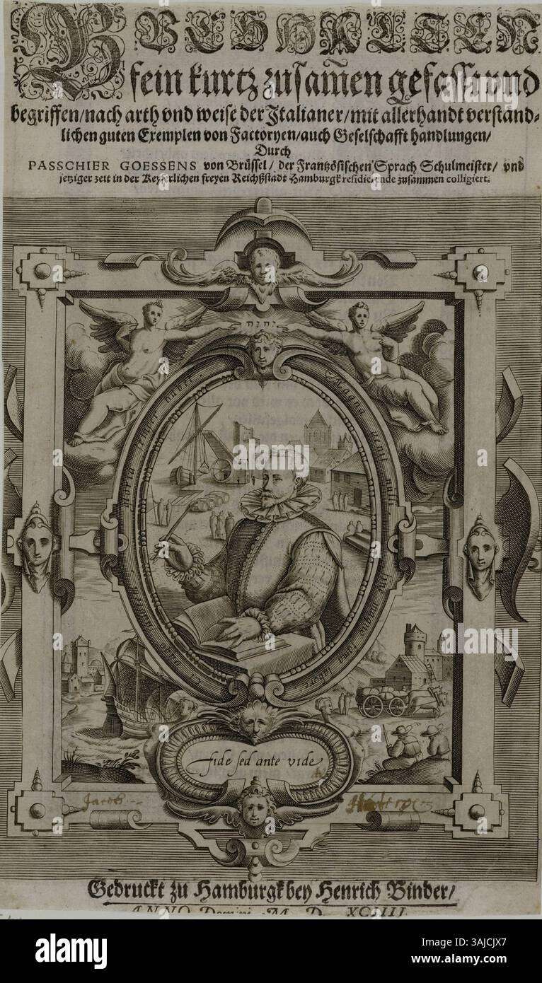 Portrait of Passchier Goessens from 1594 by Gerhard Binder, part of the ...