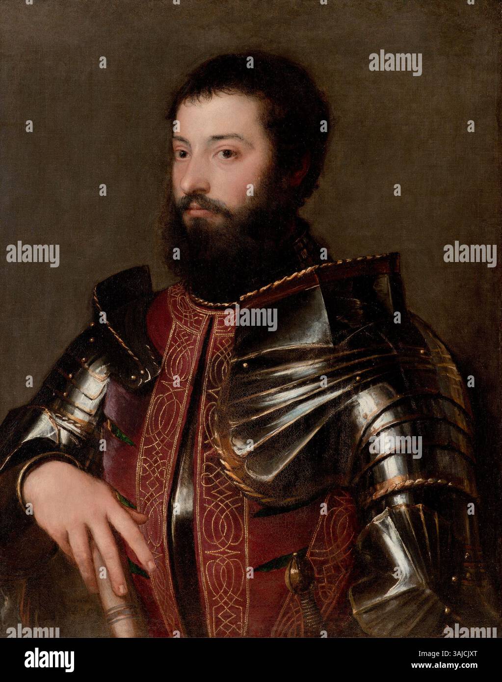 *Portrait of a Man in Armor* (circa 1530) by Titian is a striking ...