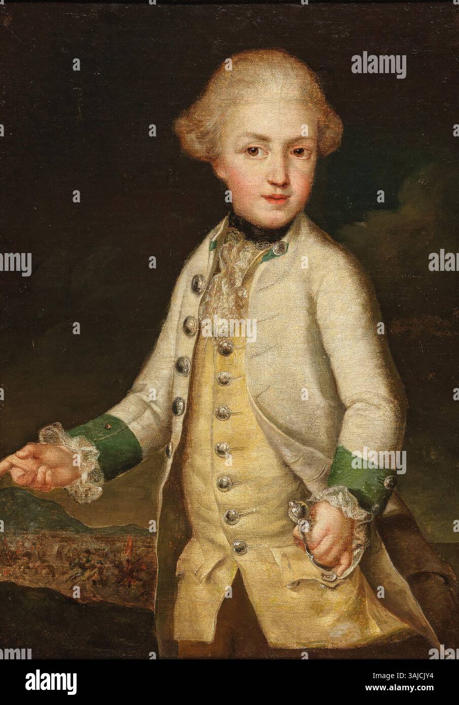 This 18th-century Austrian portrait depicts a boy, potentially ...