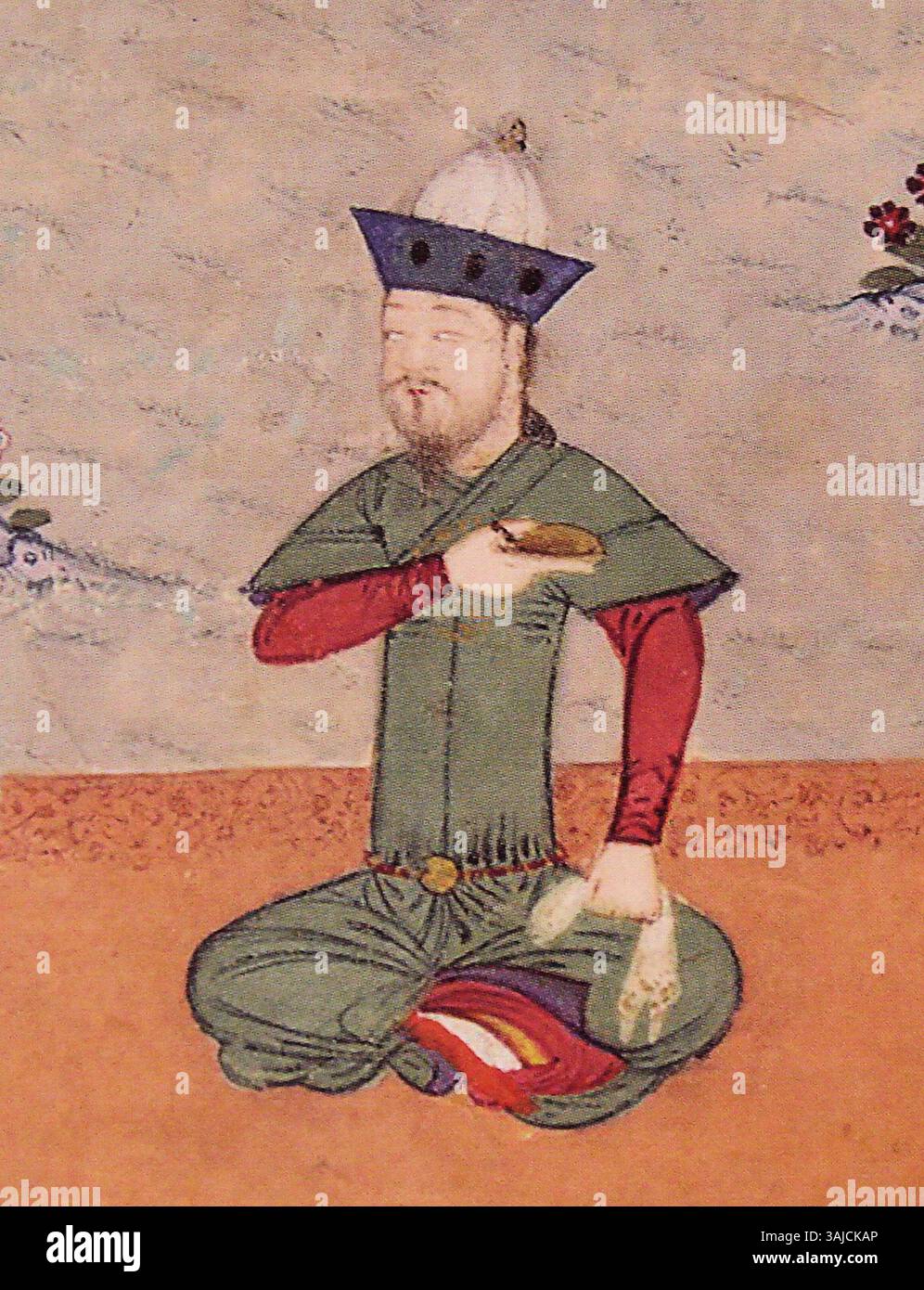 This 1436 artwork depicts Timur celebrating his military victory in ...