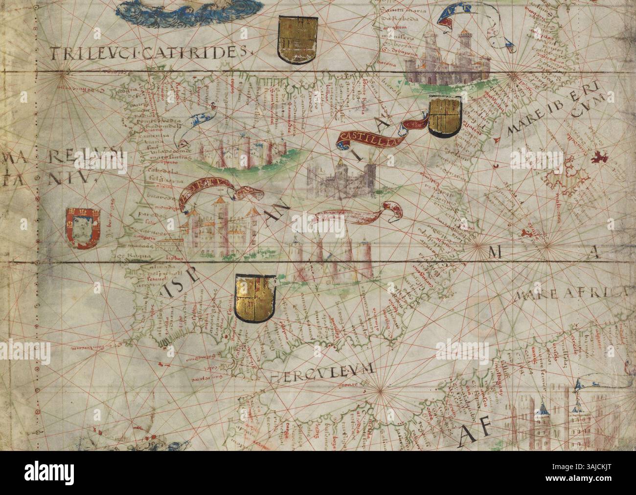 The Miller Atlas, created around 1519 by Lopo Homem and others ...