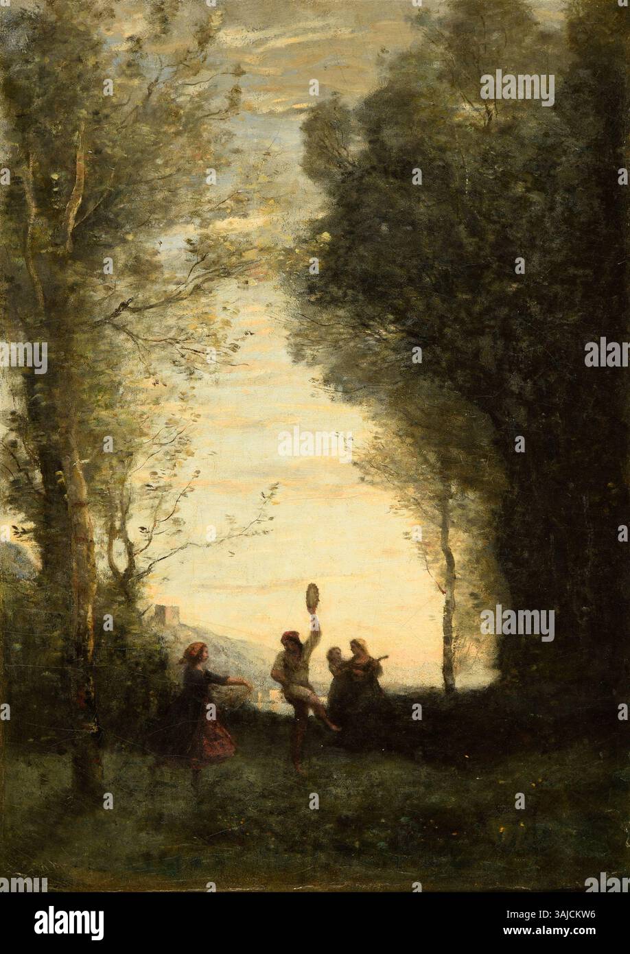 Camille Corot’s 'La Danse italienne' from the 1860s captures a lively ...
