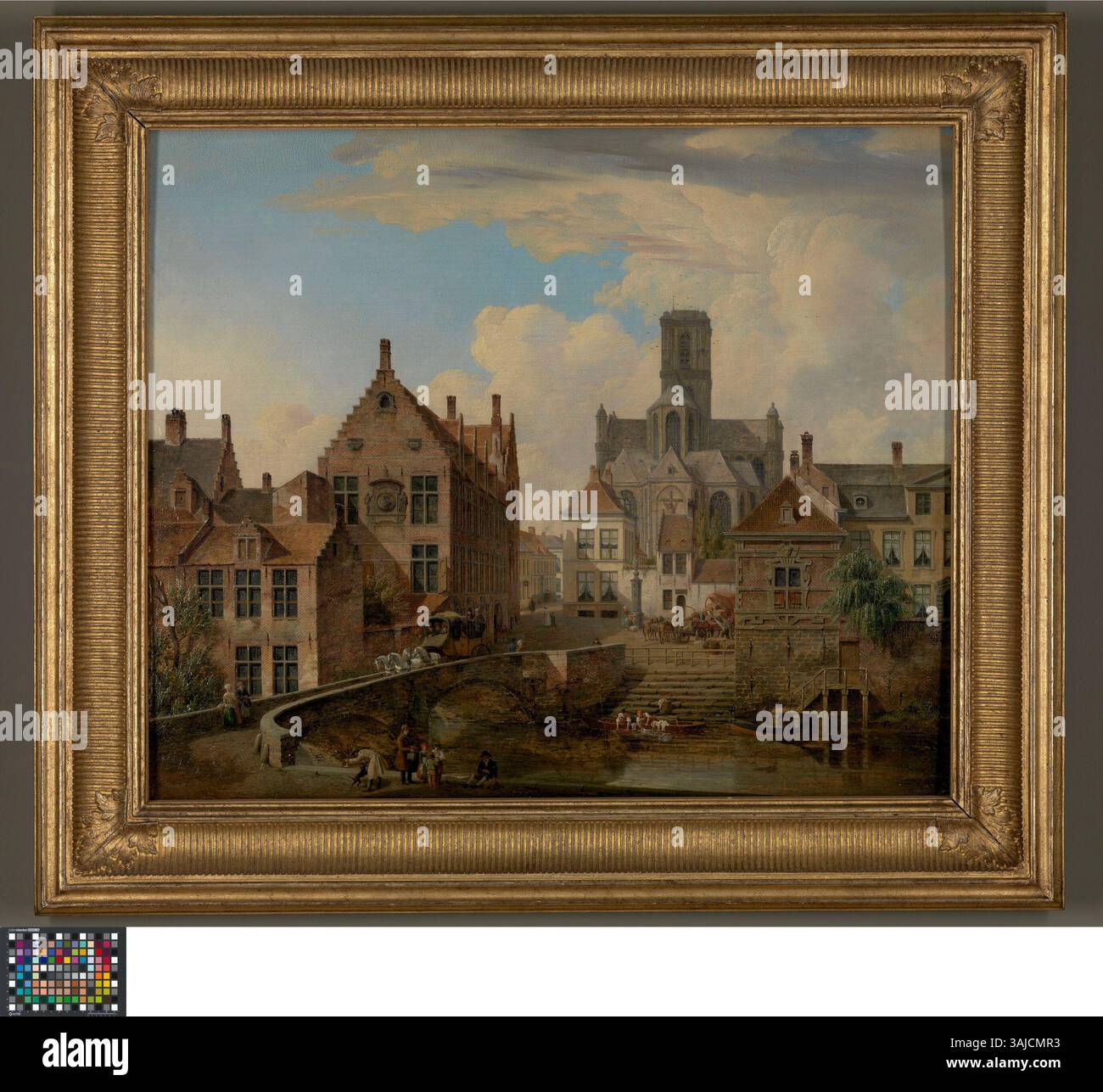 Pieter-Frans De Noter’s 1831 painting portrays Saint Bavo's Cathedral ...