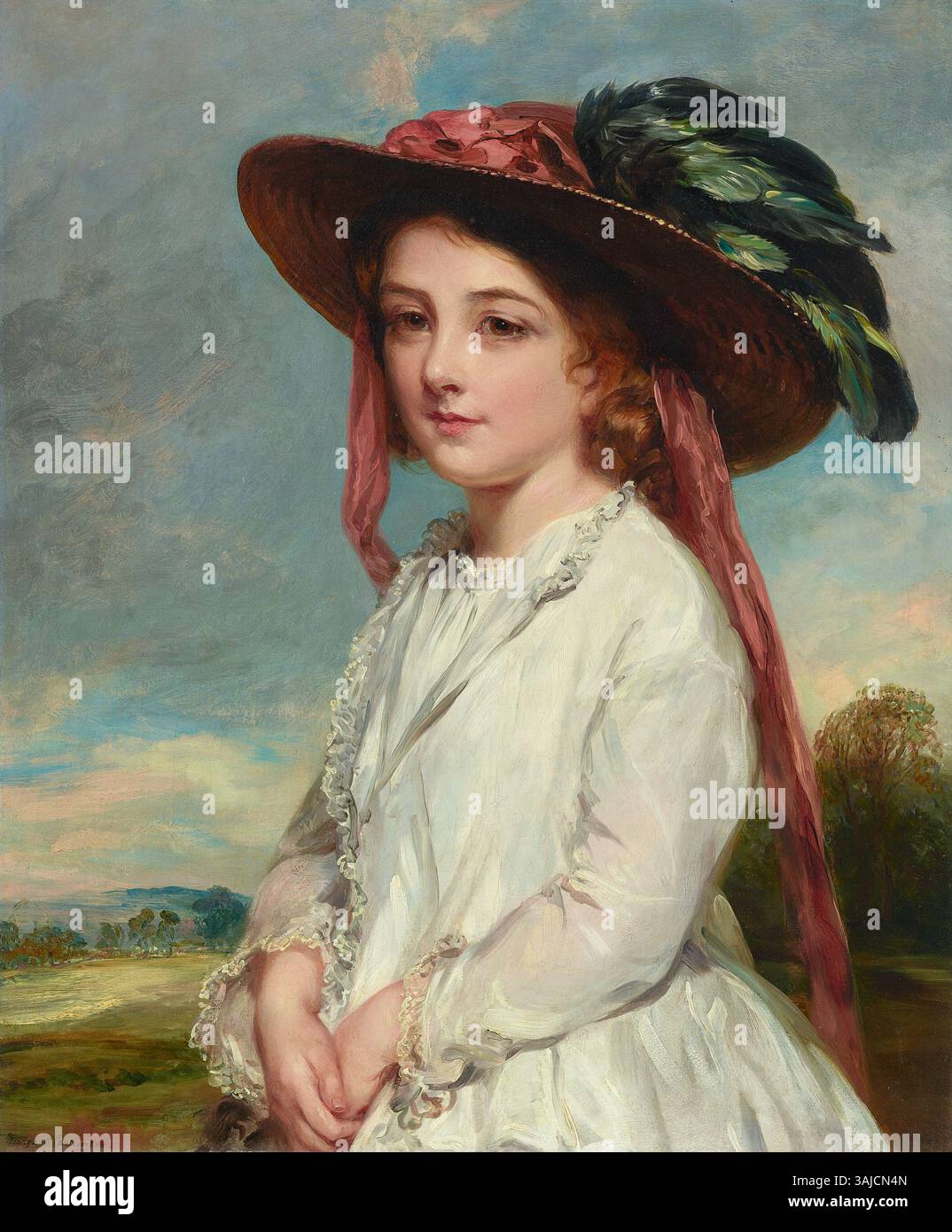 ‘Miss Jane Blythe,’ painted by Margaret Sarah Carpenter, is a signed ...