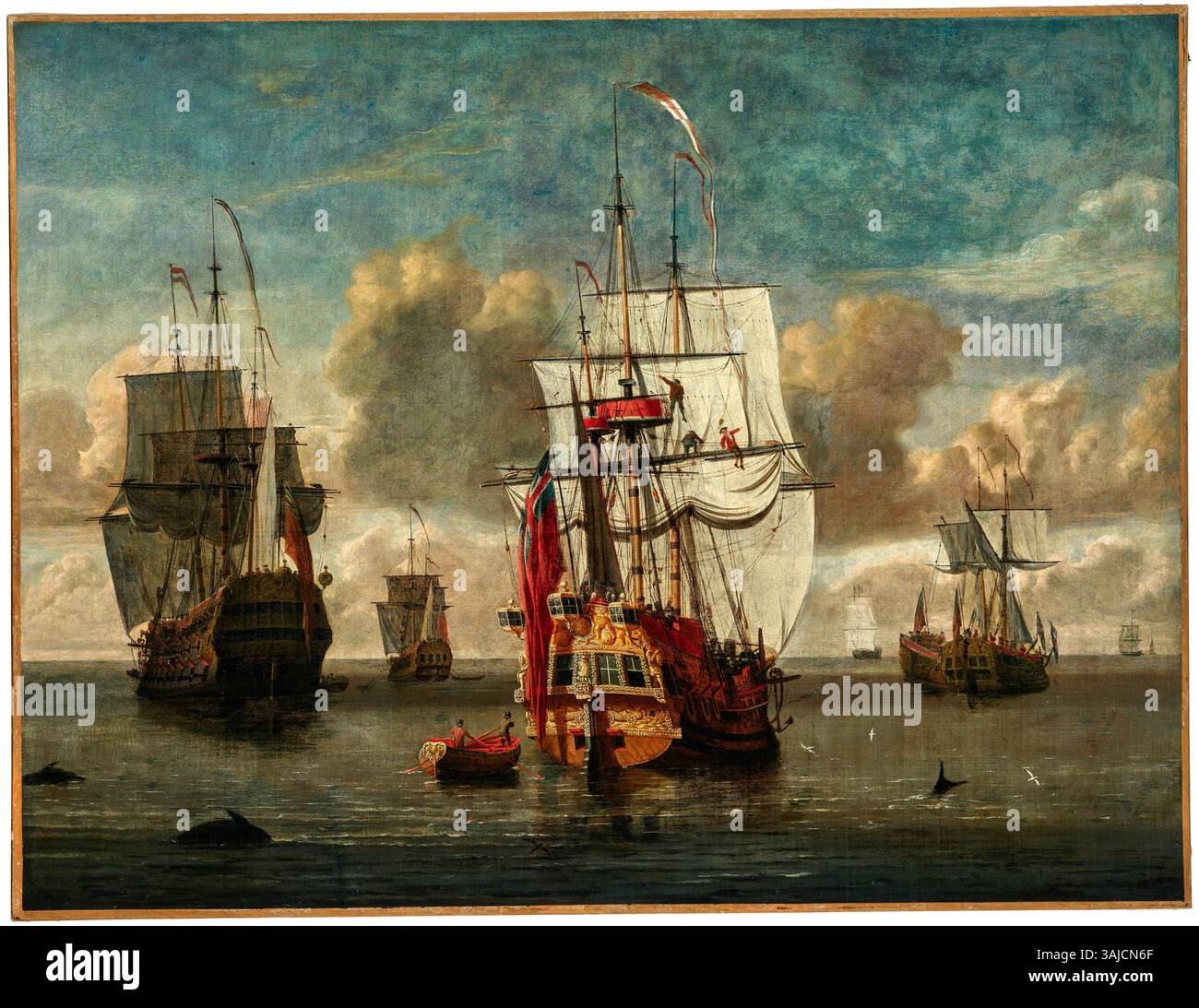 17th century port scene Cut Out Stock Images & Pictures - Alamy