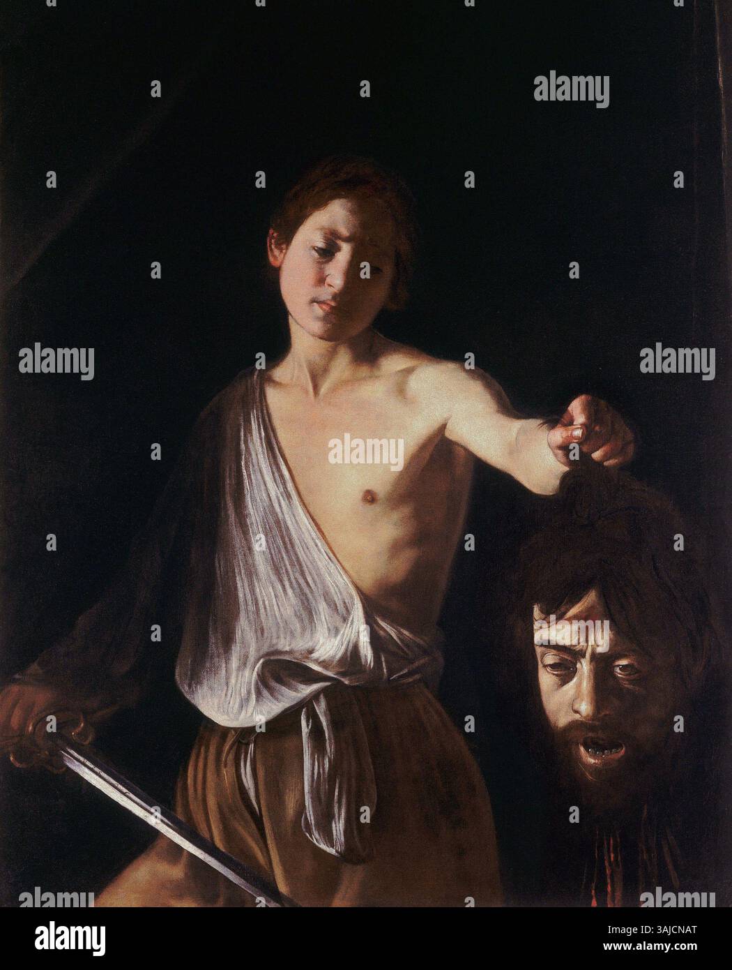 Caravaggio's 1606-1607 painting ‘David with the Head of Goliath ...