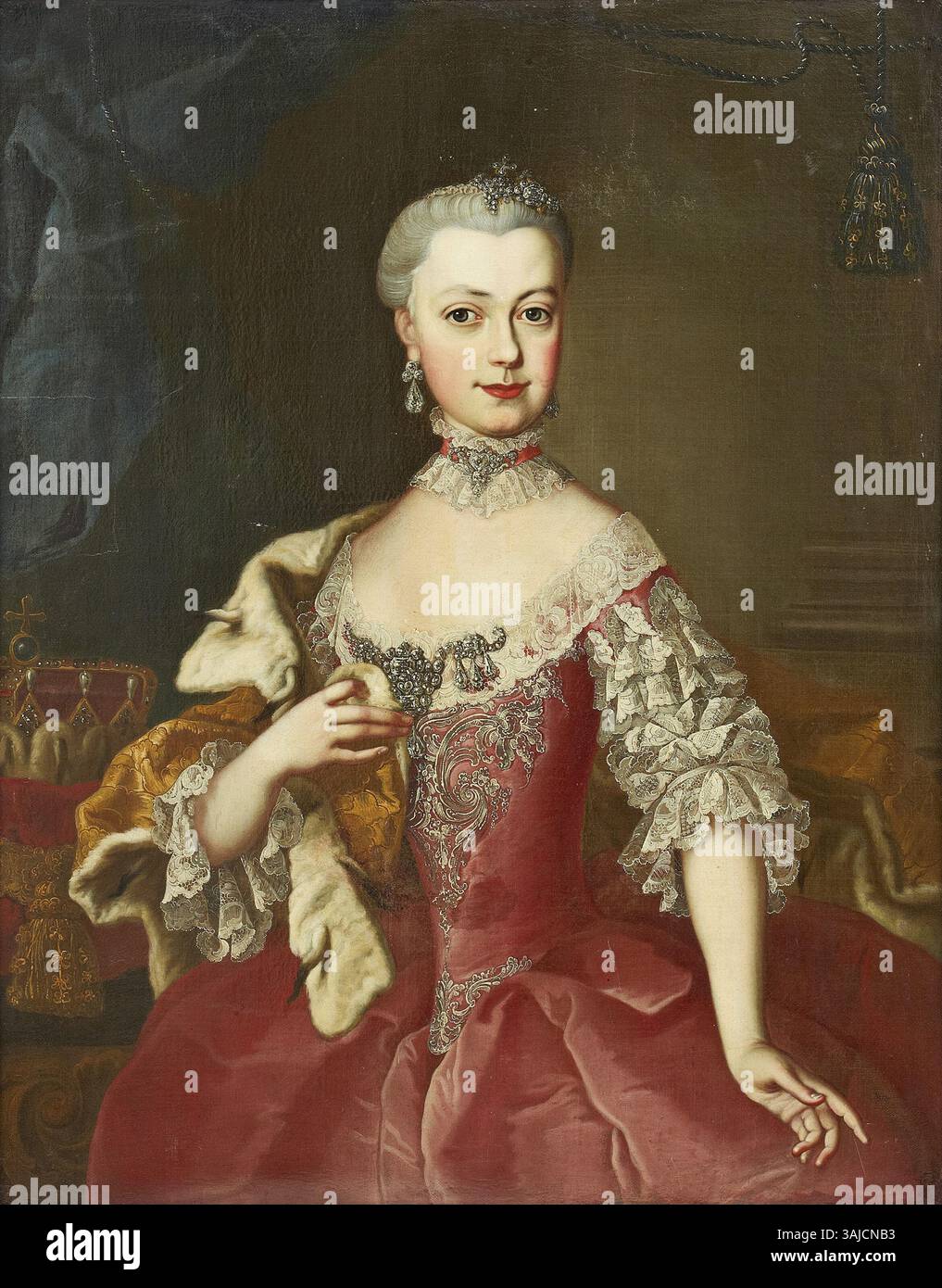 This portrait by the Workshop of Martin van Meytens depicts Archduchess ...