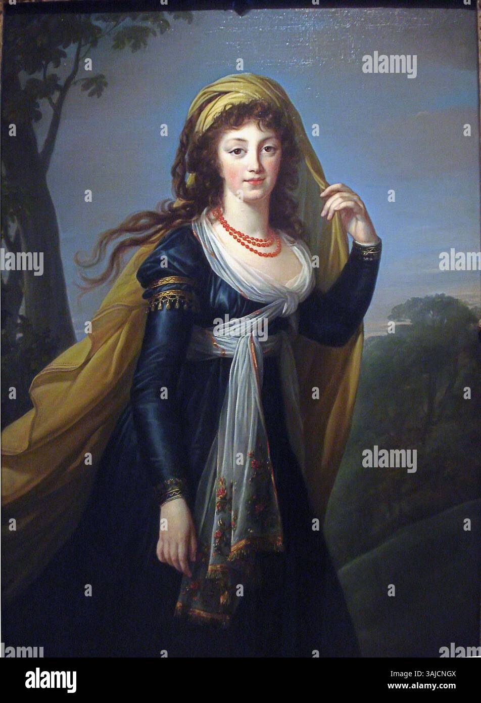Marie-Louise-Elisabeth Vigee-Lebrun's 1793 portrait of Theresa ...