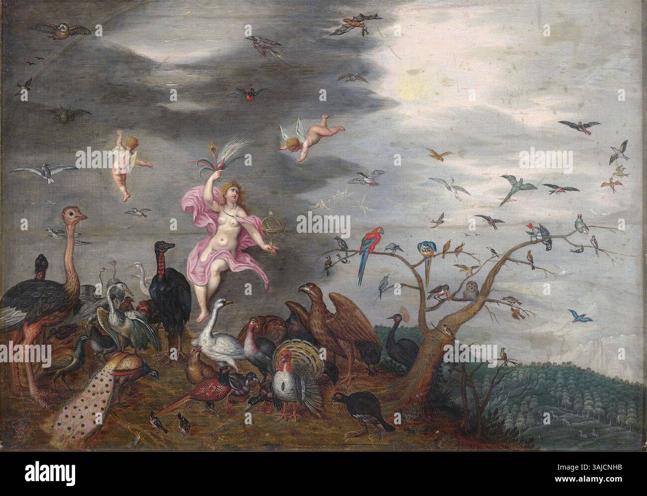 An allegorical painting depicting the personification of Air by a ...