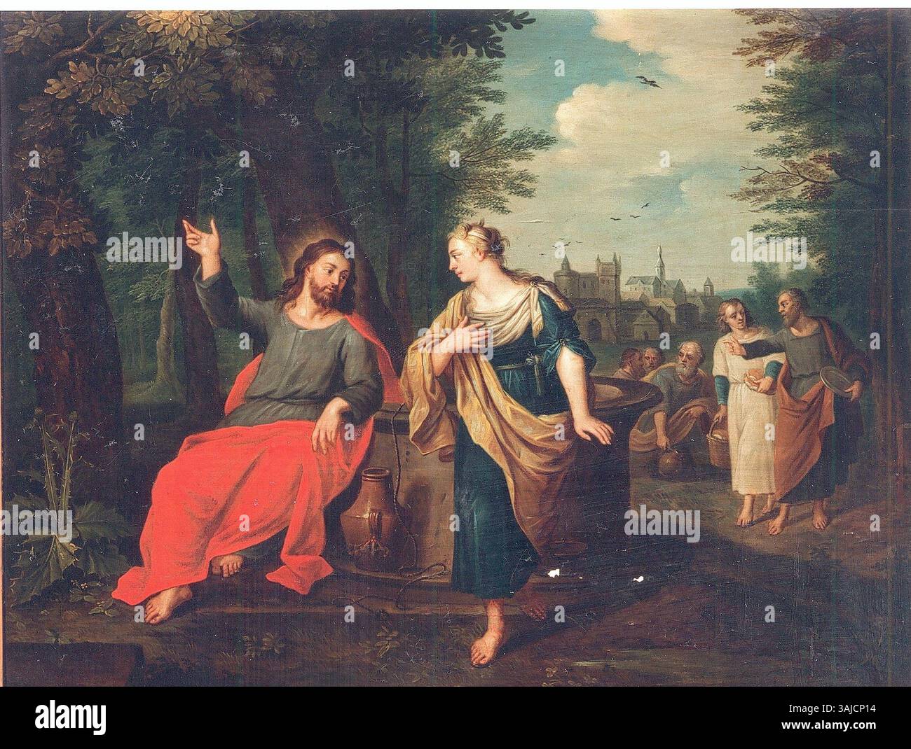 Cornelis Schut’s 1650 oil painting portrays the biblical scene of Jesus ...