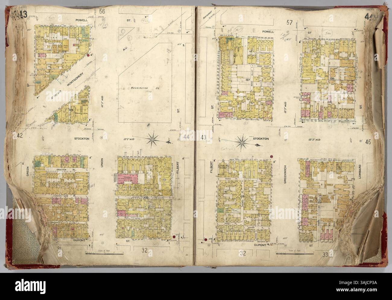The San Francisco Sanborn Insurance Map Atlas, published in 1905 ...