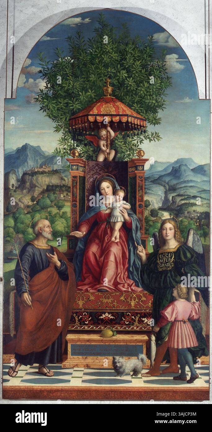 Girolamo dai Libri’s *Madonna dell'ombrello* (1530), housed in the ...