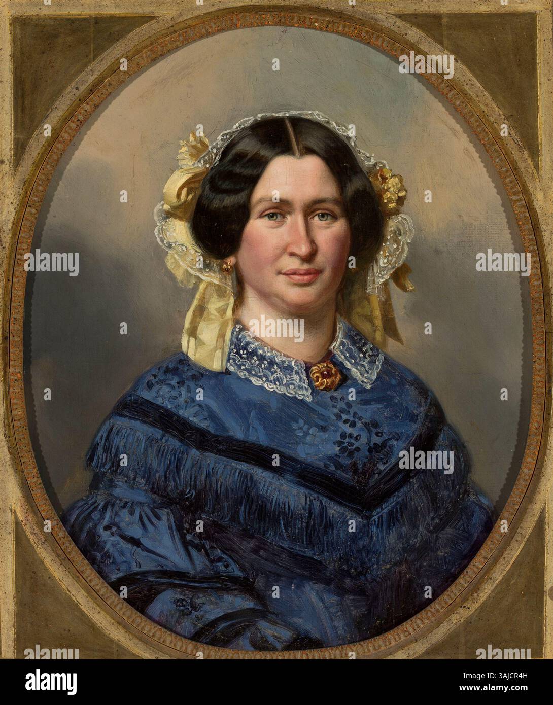 Anonymous portrait of Florentine Volckhart née Schoppe, painted circa ...