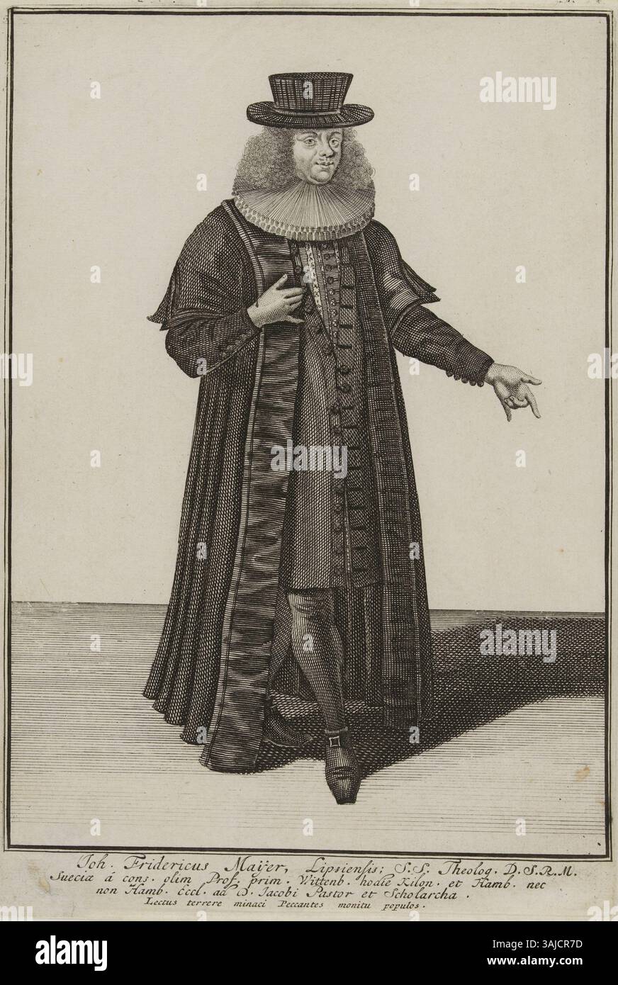 A portrait of Johann Friedrich von Mayer by Pieter van den Berge, part ...