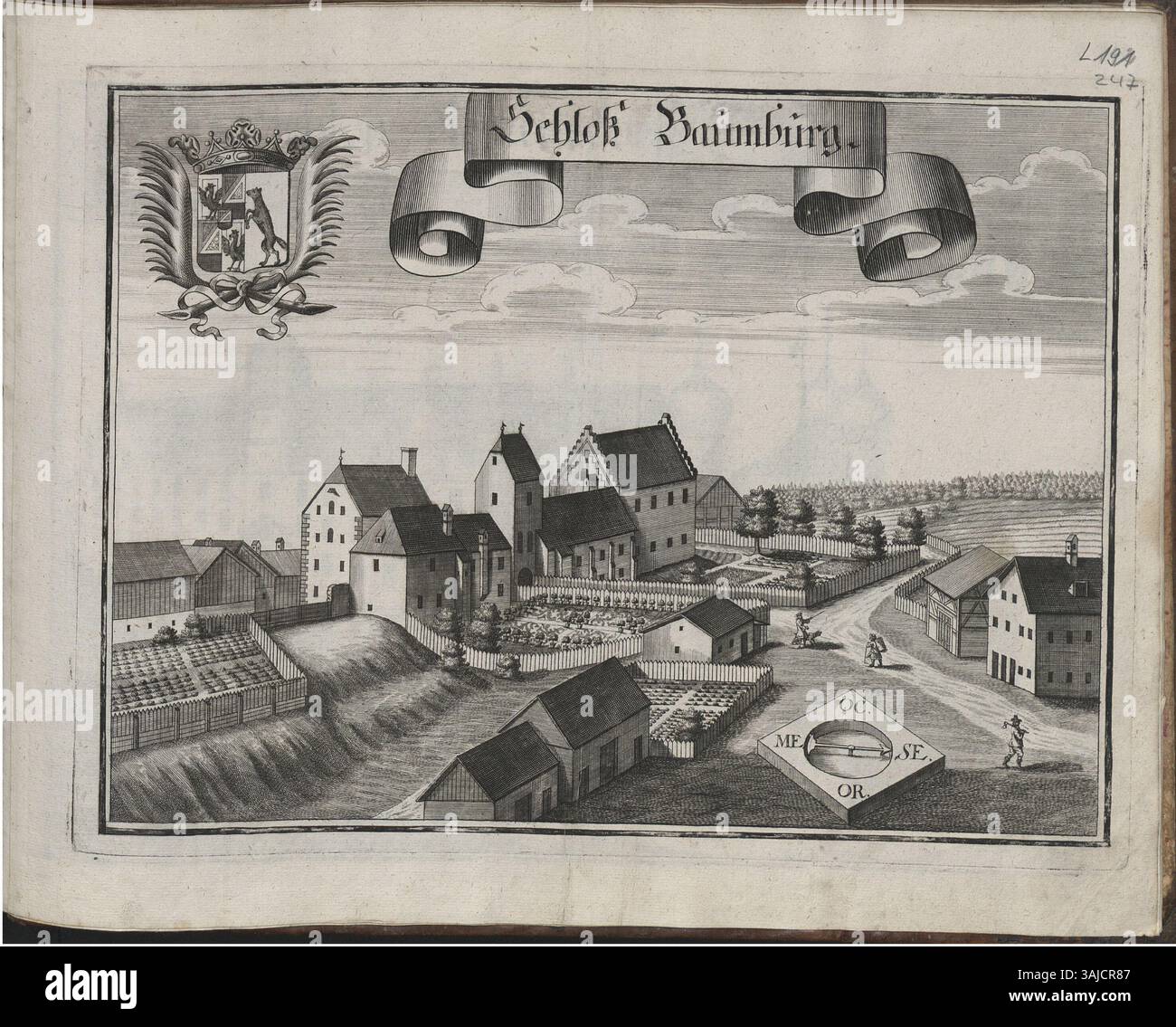 This detailed topographical work by Michael Wening describes Bavaria’s ...