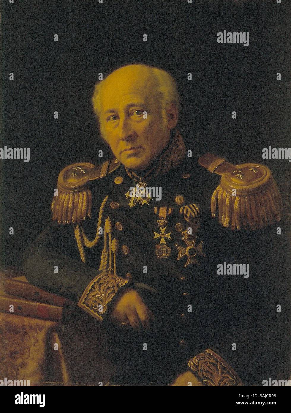 This portrait of Jan Frederik Daniël Bouricius (1799-1859) was painted ...