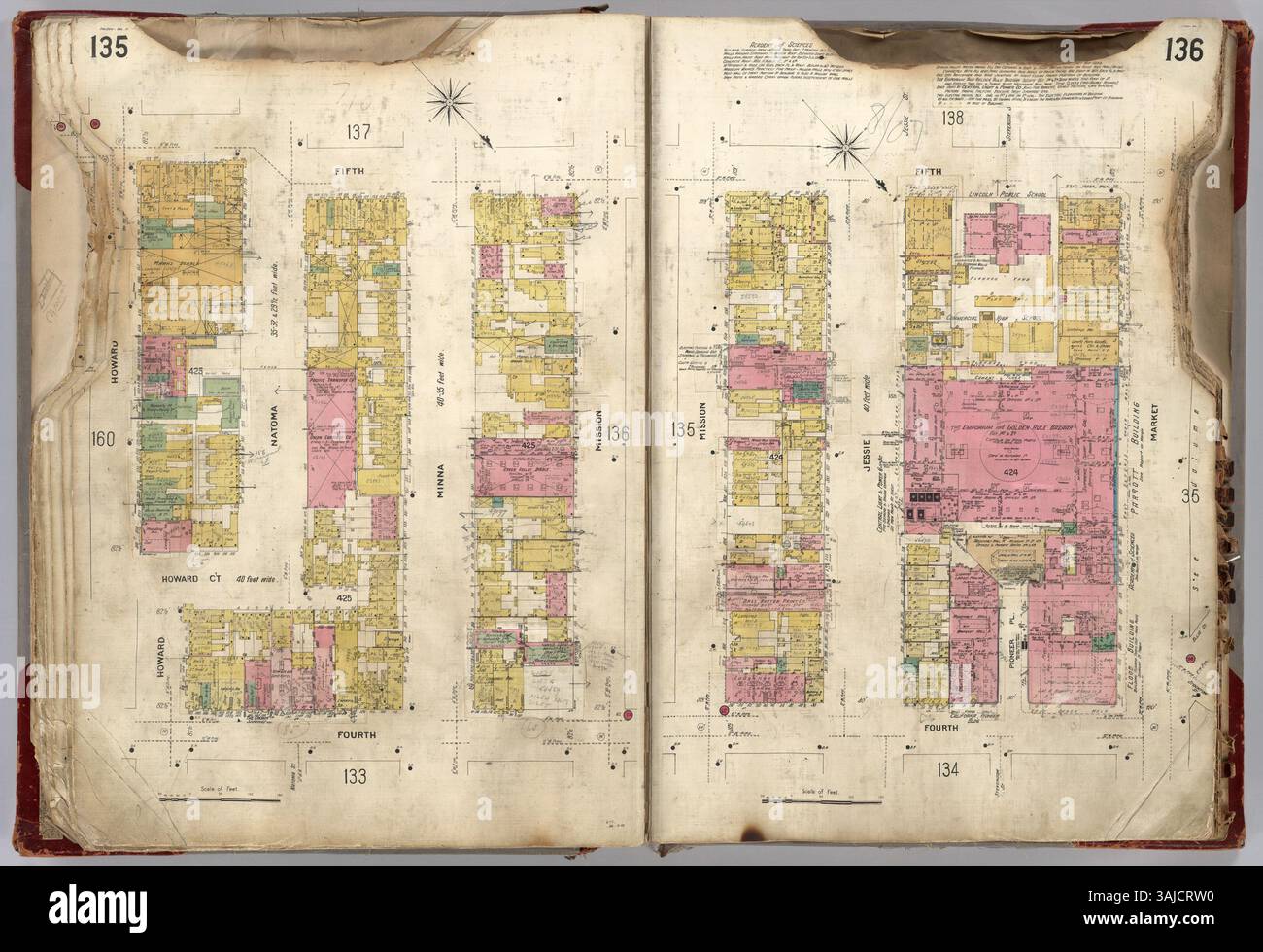 San Francisco Sanborn Insurance Map Atlas (1905), published by Sanborn ...