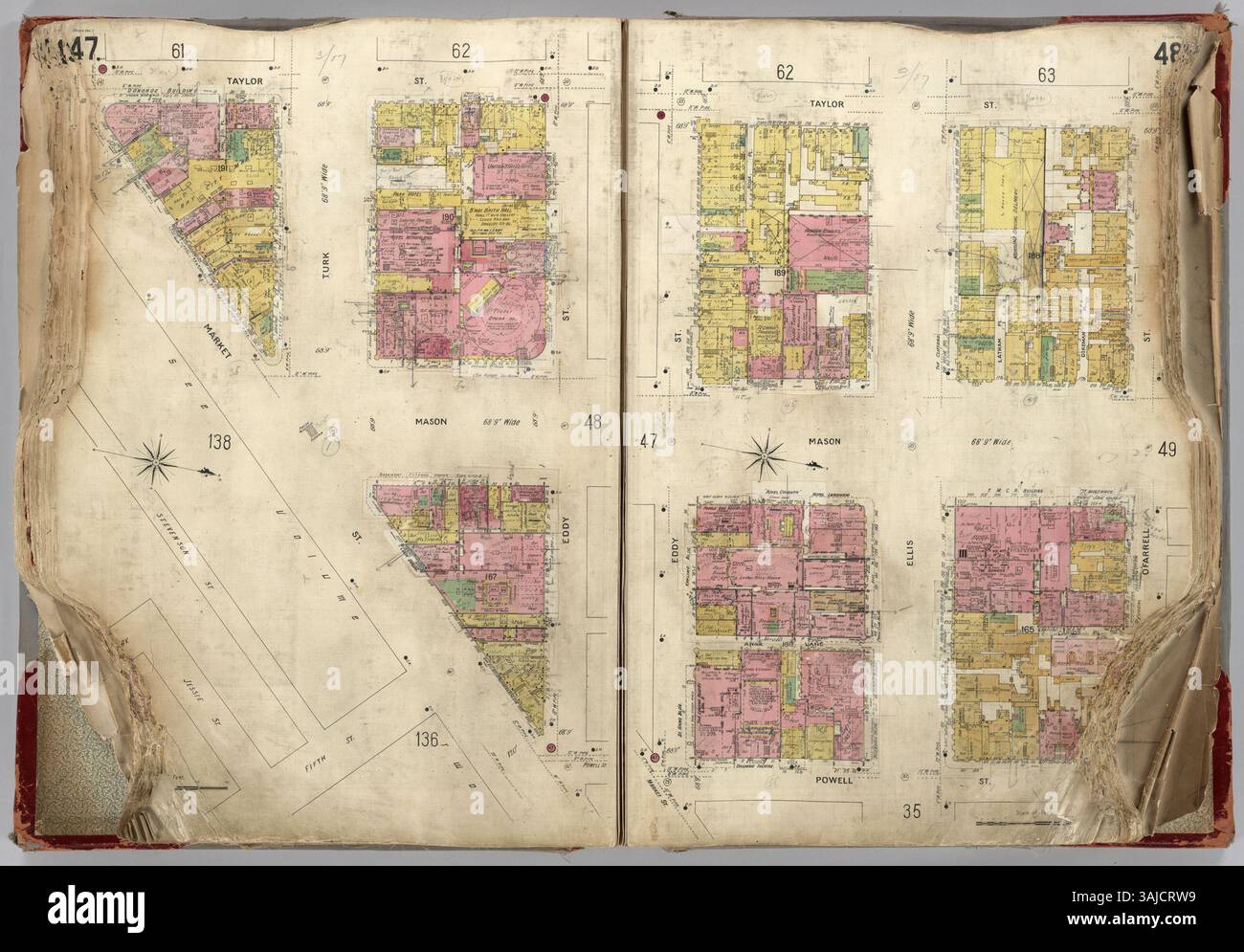 This 1905 edition of the San Francisco Sanborn Insurance Map Atlas ...