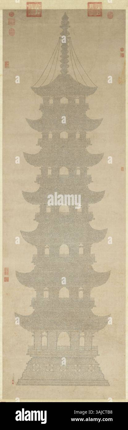 This Chinese painting from 1617 showcases the artistic style and ...