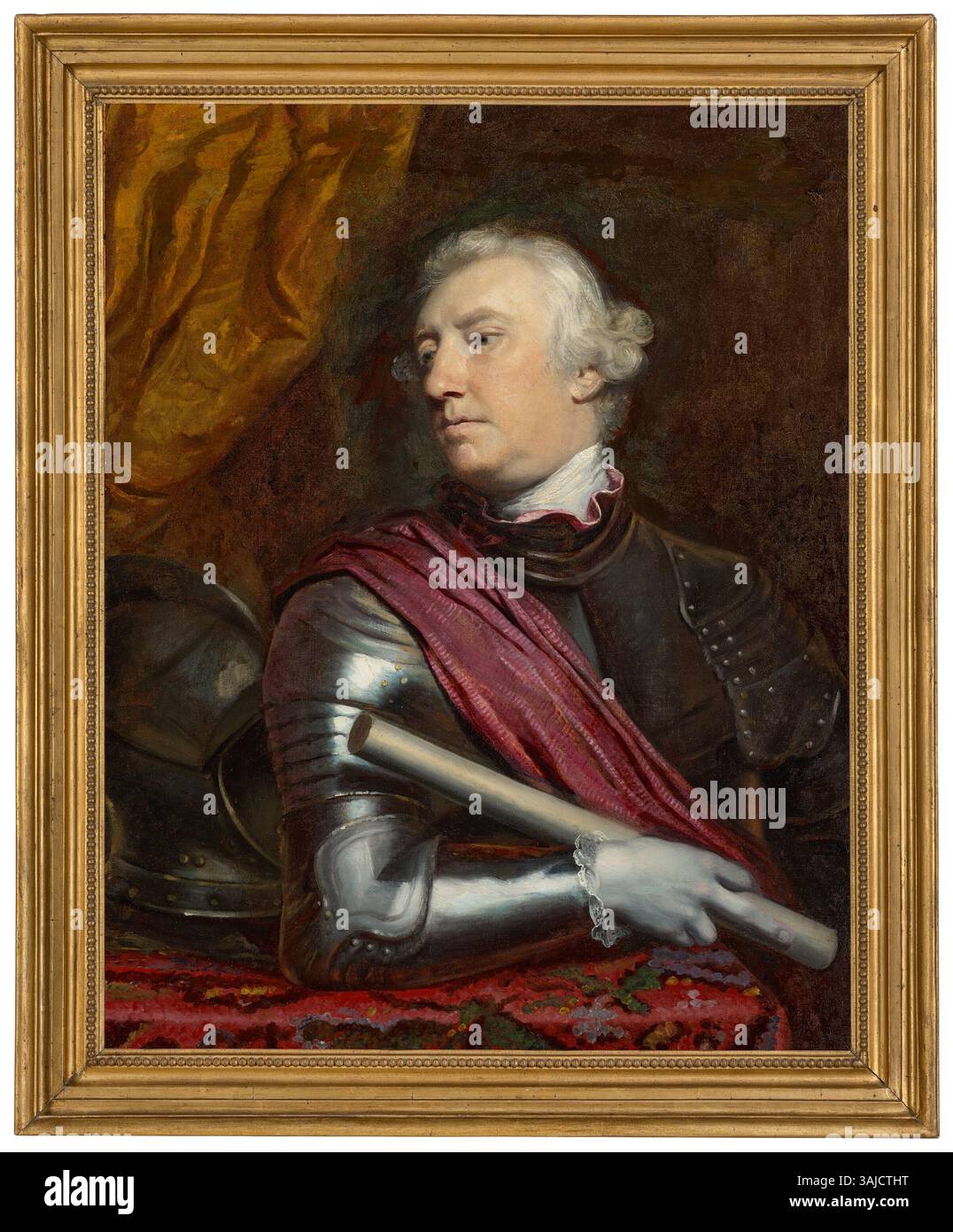 This half-length portrait by Sir Joshua Reynolds depicts George ...