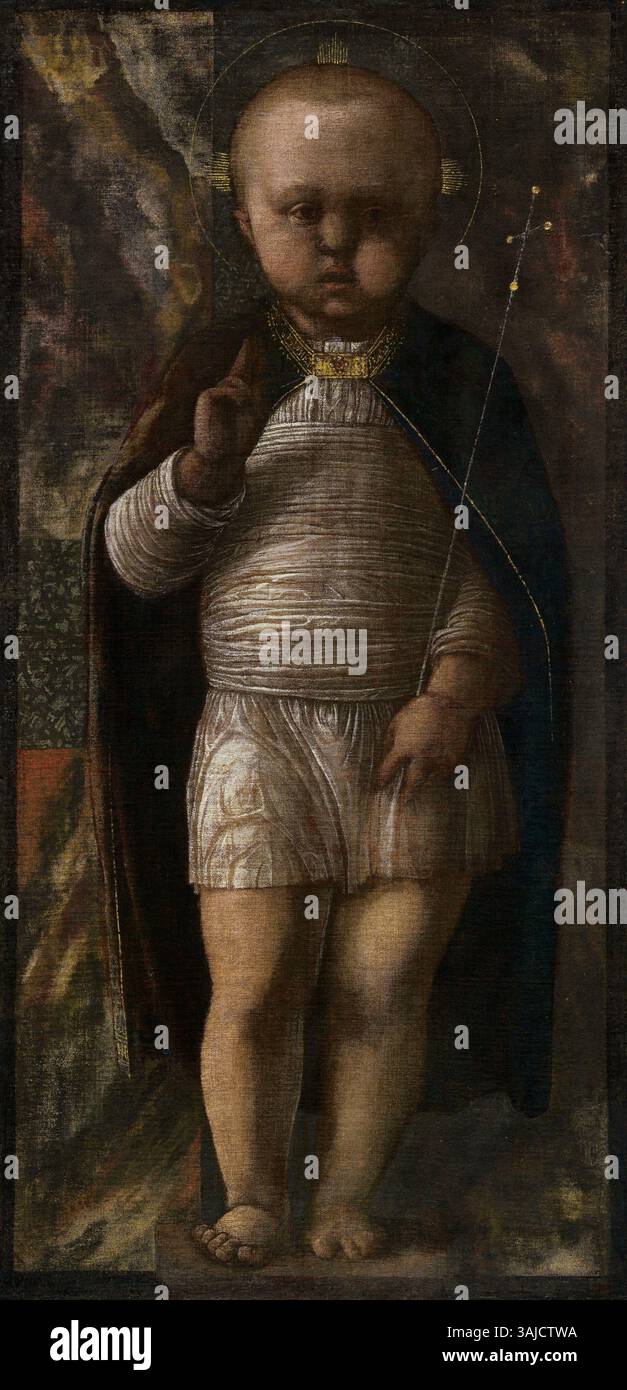 'The Infant Savior' by Andrea Mantegna, circa 1460, depicting the ...