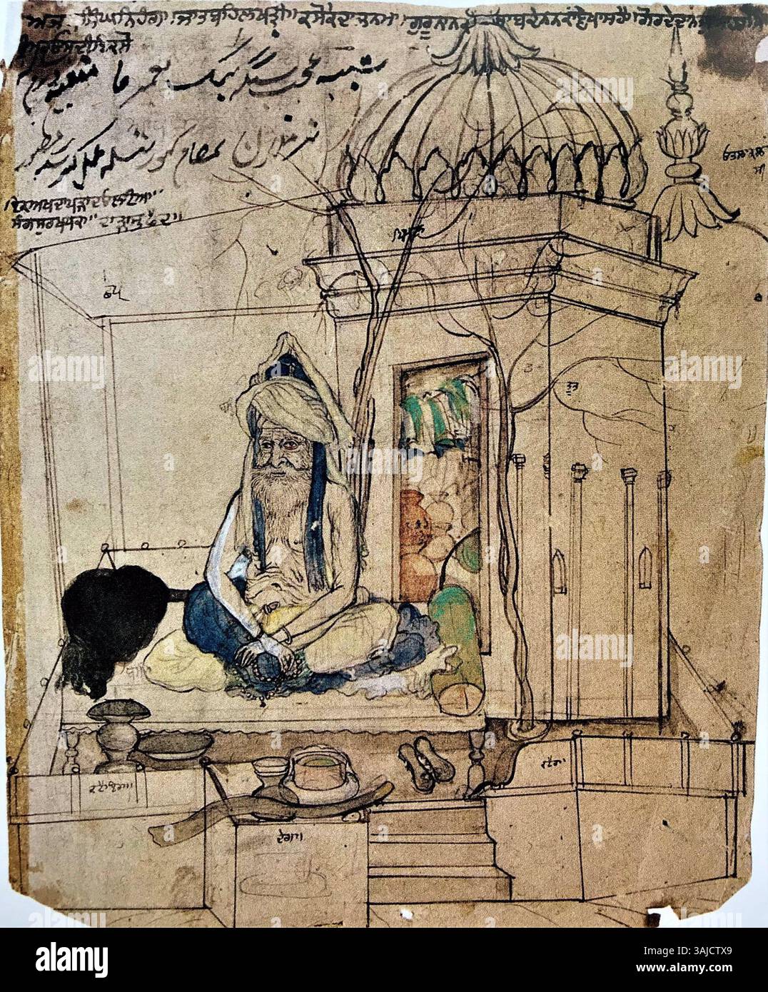 This 19th-century Sikh painting captures key moments of the time ...