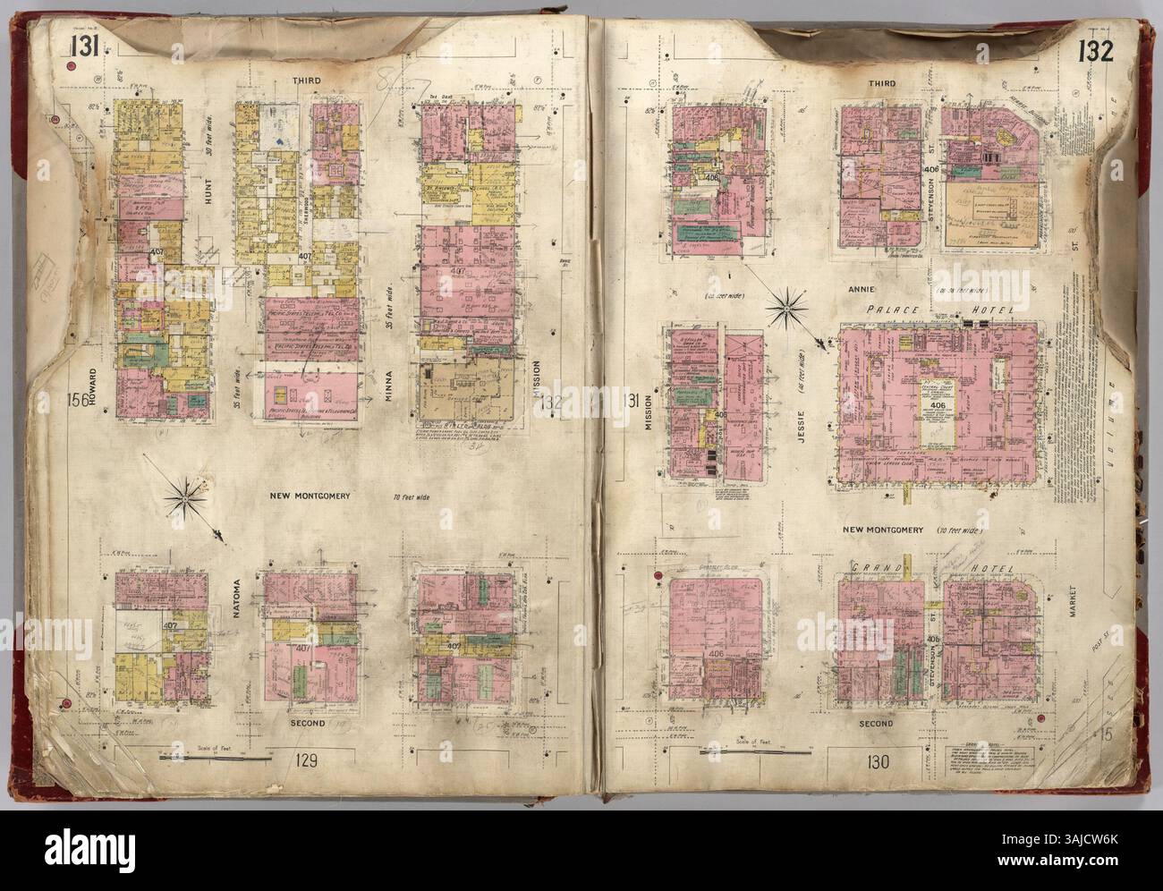 The 1905 San Francisco Sanborn Insurance Map Atlas provides detailed ...