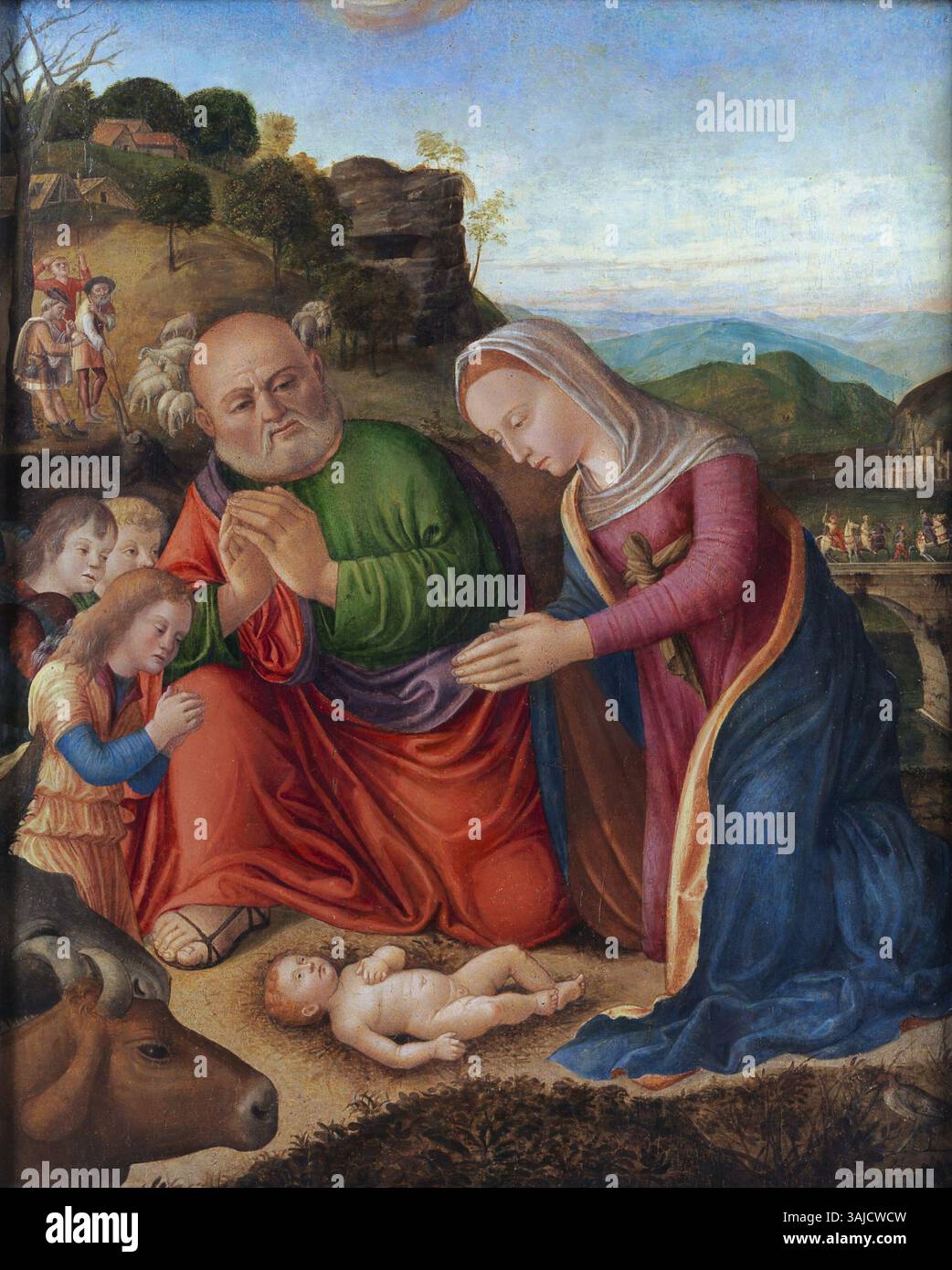 This 15th-century oil painting, attributed to the workshop of Giovanni ...