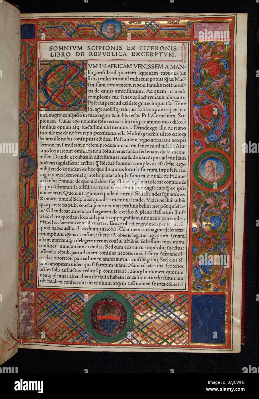 Edition of Macrobius' 'Commentary on the Dream of Scipio' created in ...