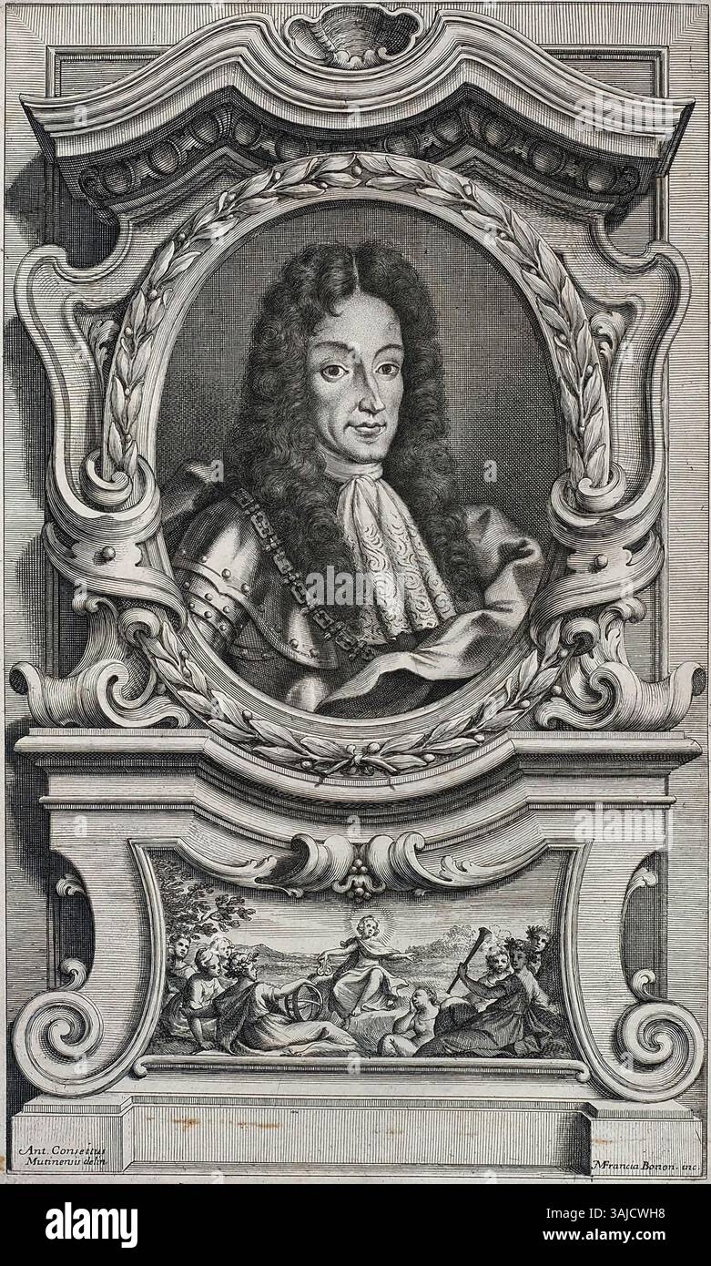 Portrait of Rinaldo d'Este, Duke of Modena and Reggio, created by ...
