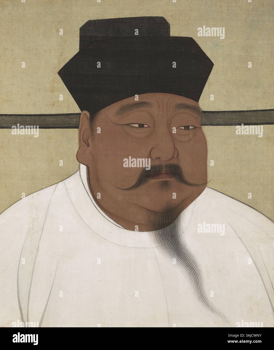 This painting from the Song Dynasty (960–1279) depicts Emperor Taizu of ...