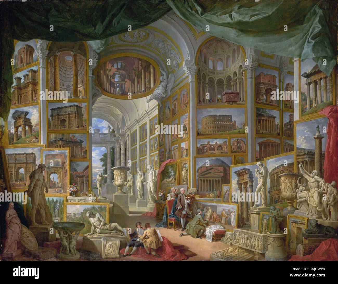 Giovanni Paolo Panini’s 1757 painting ‘Ancient Rome’ captures the ...